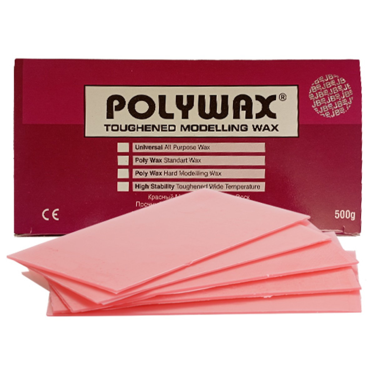 موم پلی وکس POLYWAX قرمز (موم بایت ورقه ای) - فروشگاه دندانپزشکی میددنت